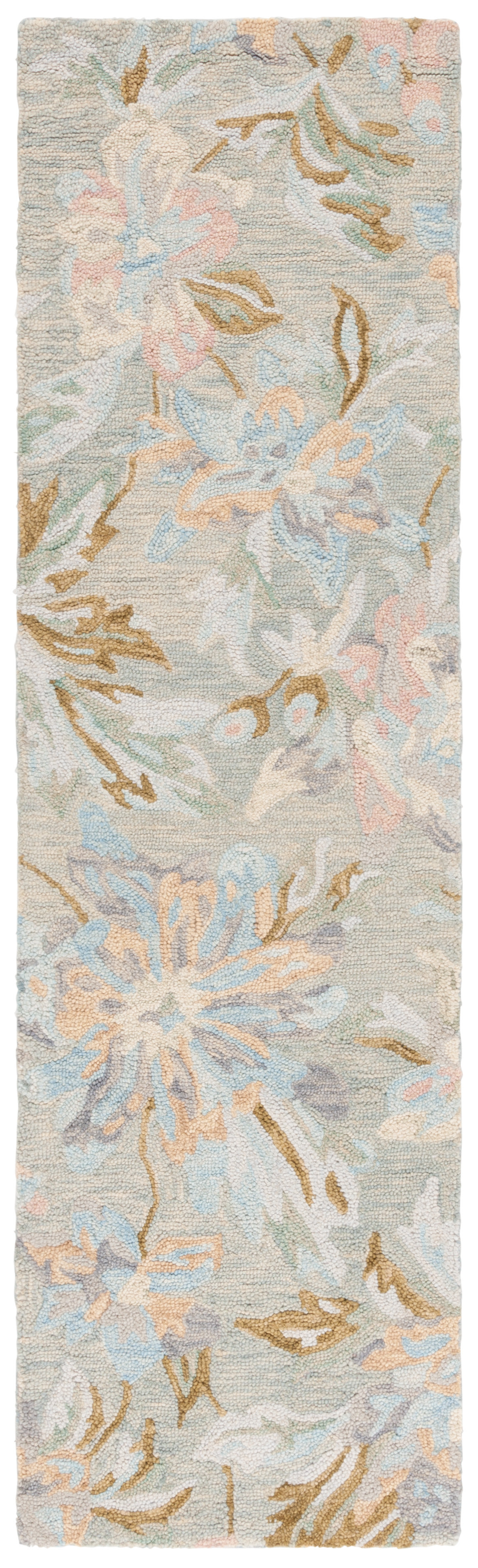 Bay Isle Home™ Antario Hand Tufted Wool/Cotton Floral Rug in Beige/Pink ...