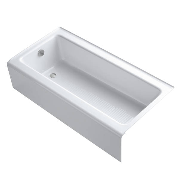 Kohler Bellwether® Alcove 66" x 32" Soaking Bathtub & Reviews | Wayfair