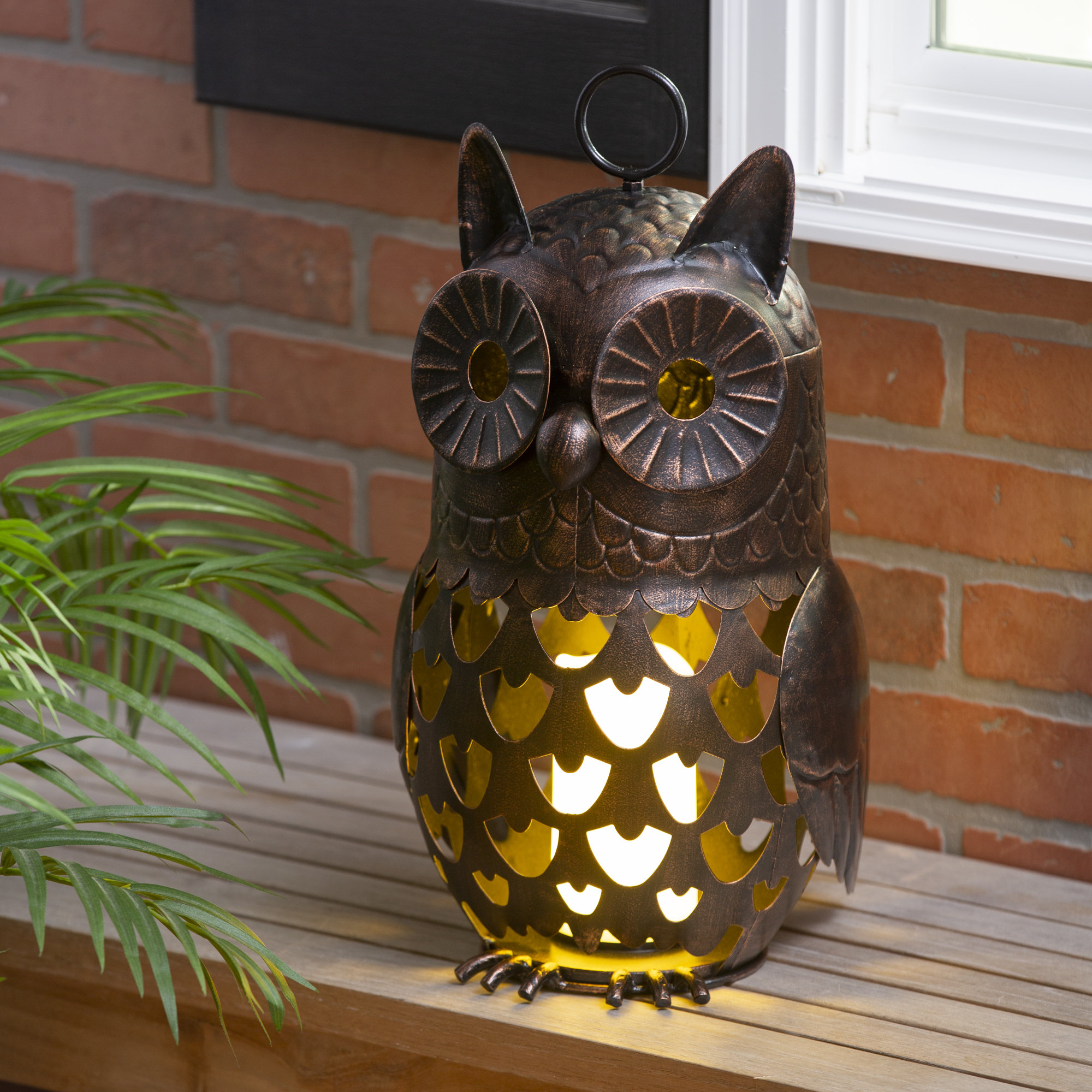 Loon Peak® Cougill Animals Metal Garden Statue | Wayfair