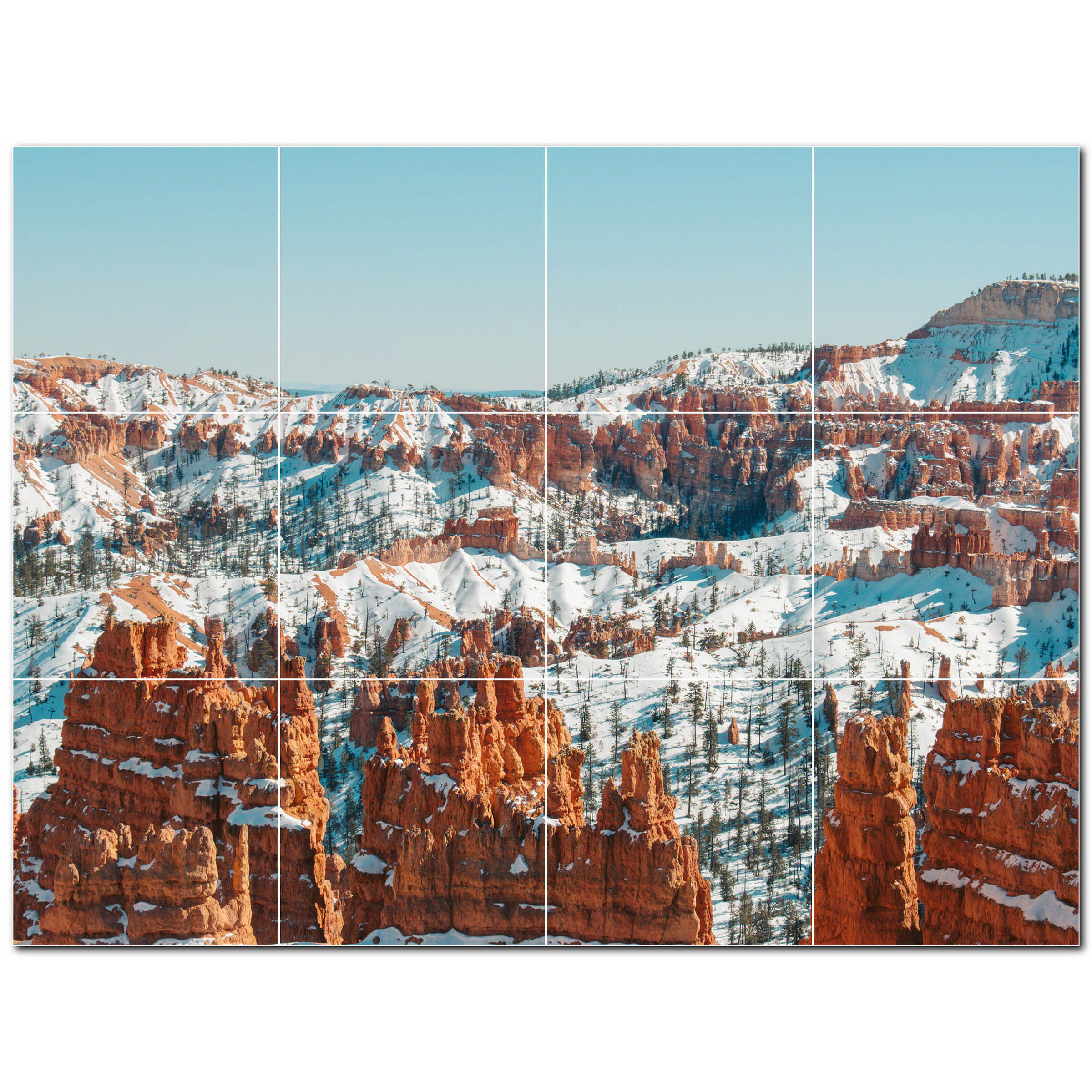 Picture-Tiles.com Canyon Photo 6'' x 6'' Satin Ceramic Decorative Mural ...