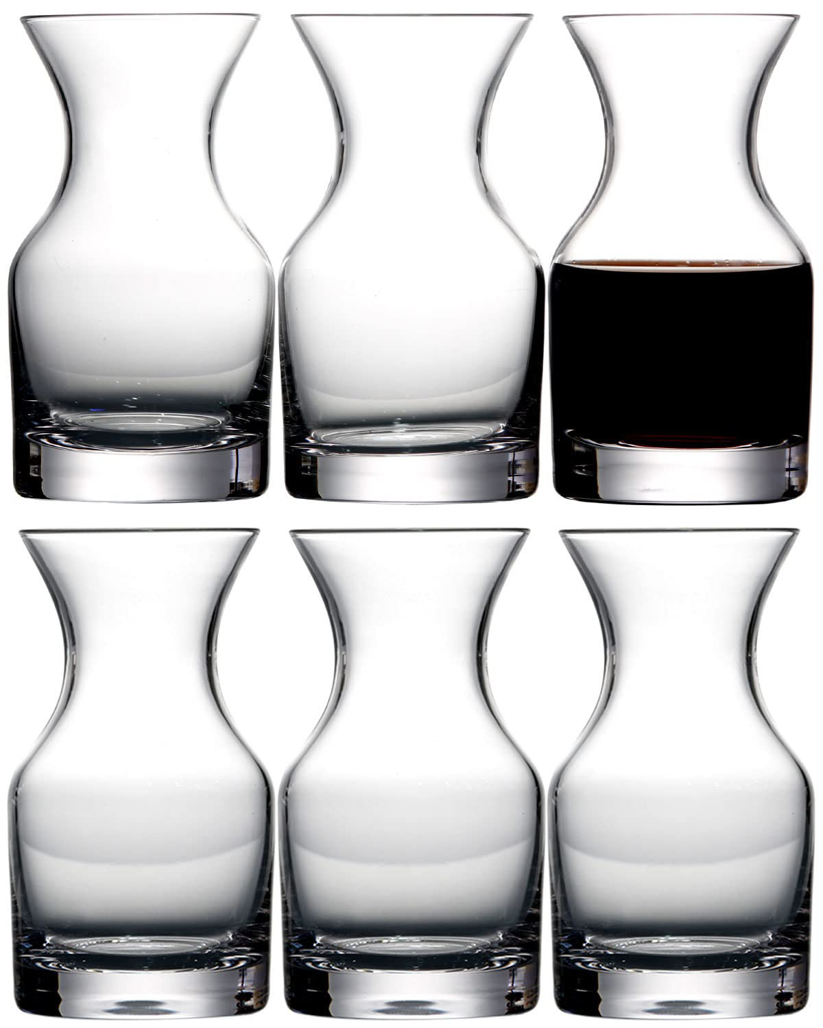 Lark Manor Mini Wine Carafe, 8.5Oz Individual Decanters, Set Of 6 ...