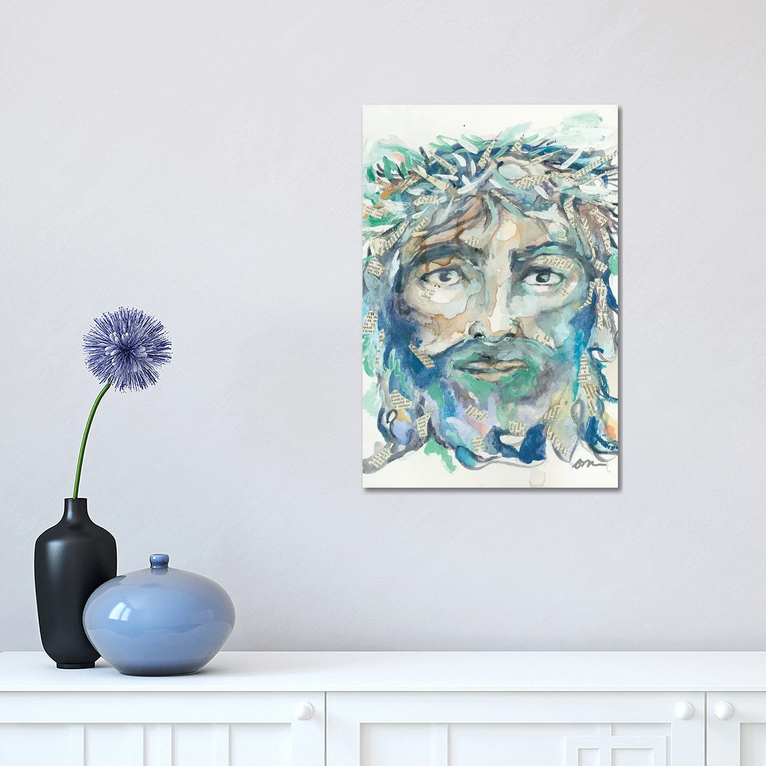 East Urban Home " Jesus Christ " by Jessica Mingo Painting Print ...