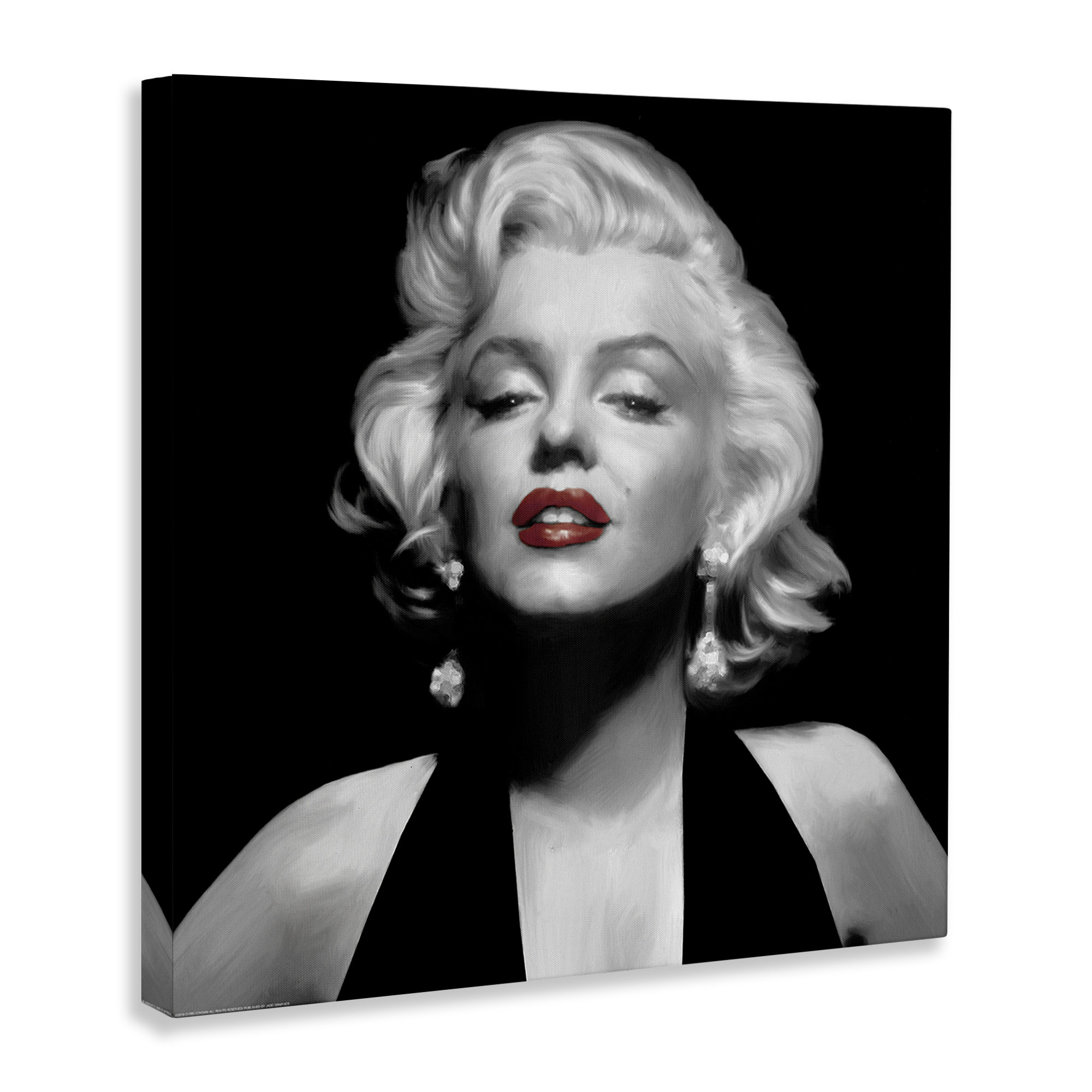 Mercer41 Halter Top Marilyn Portrait Canvas Wall Art, design by Jadei ...