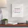 Wrought Studio™ 'Office Sweet Office' - Textual Art Print on Canvas ...