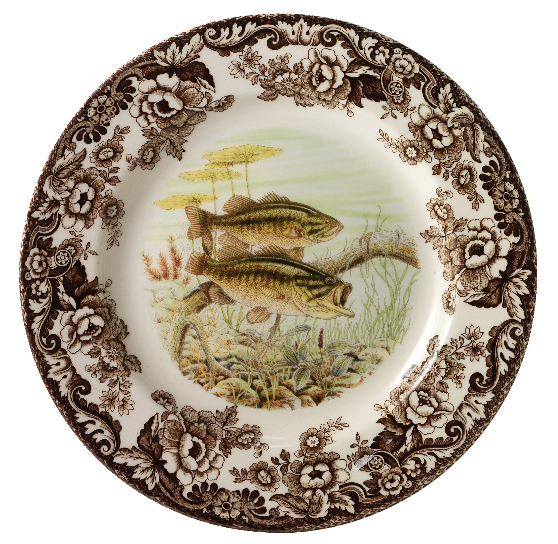 Spode Woodland Fish Salad Plate 8" Bass | Wayfair