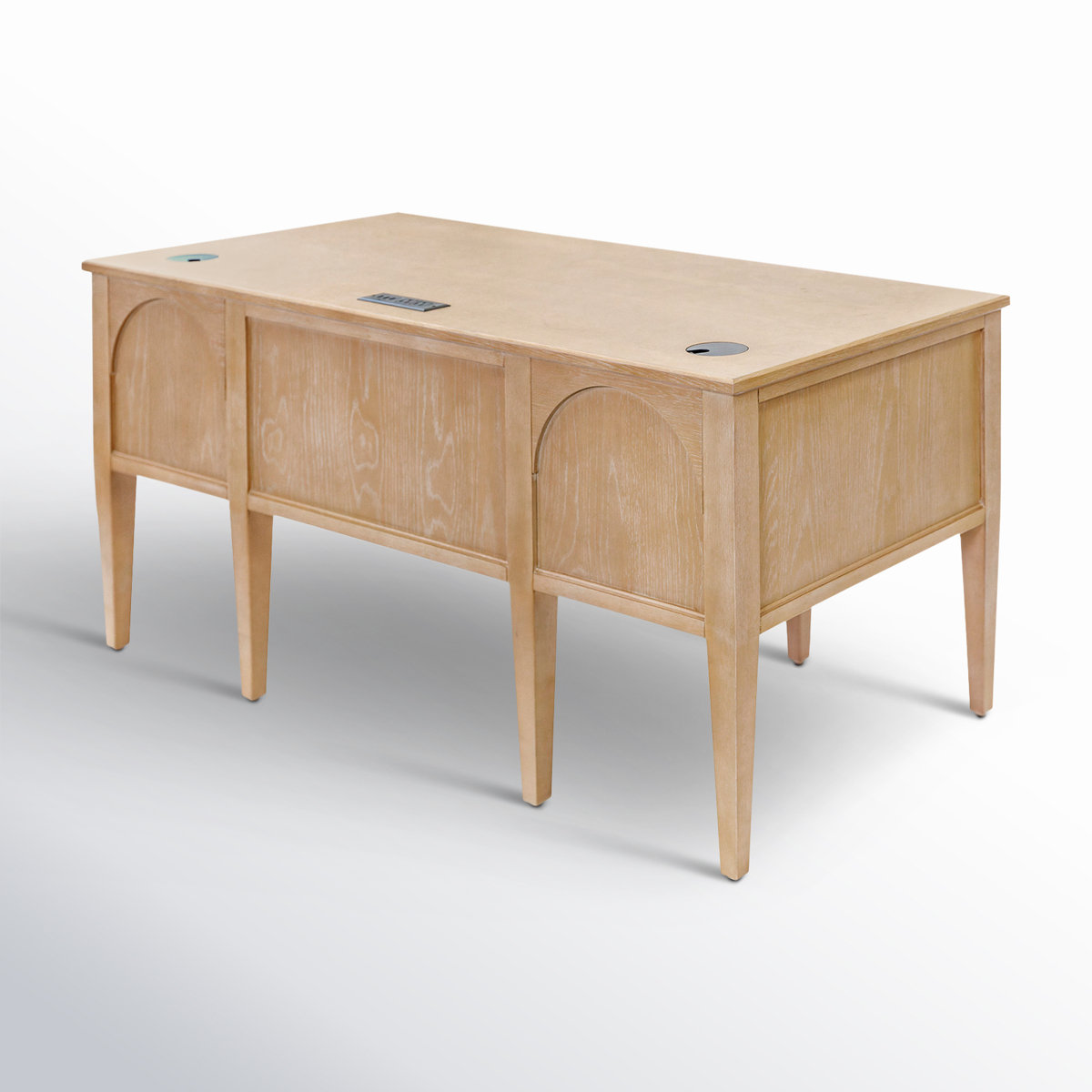 Birch Lane™ Gayle Solid Wood Executive Desk & Reviews | Wayfair