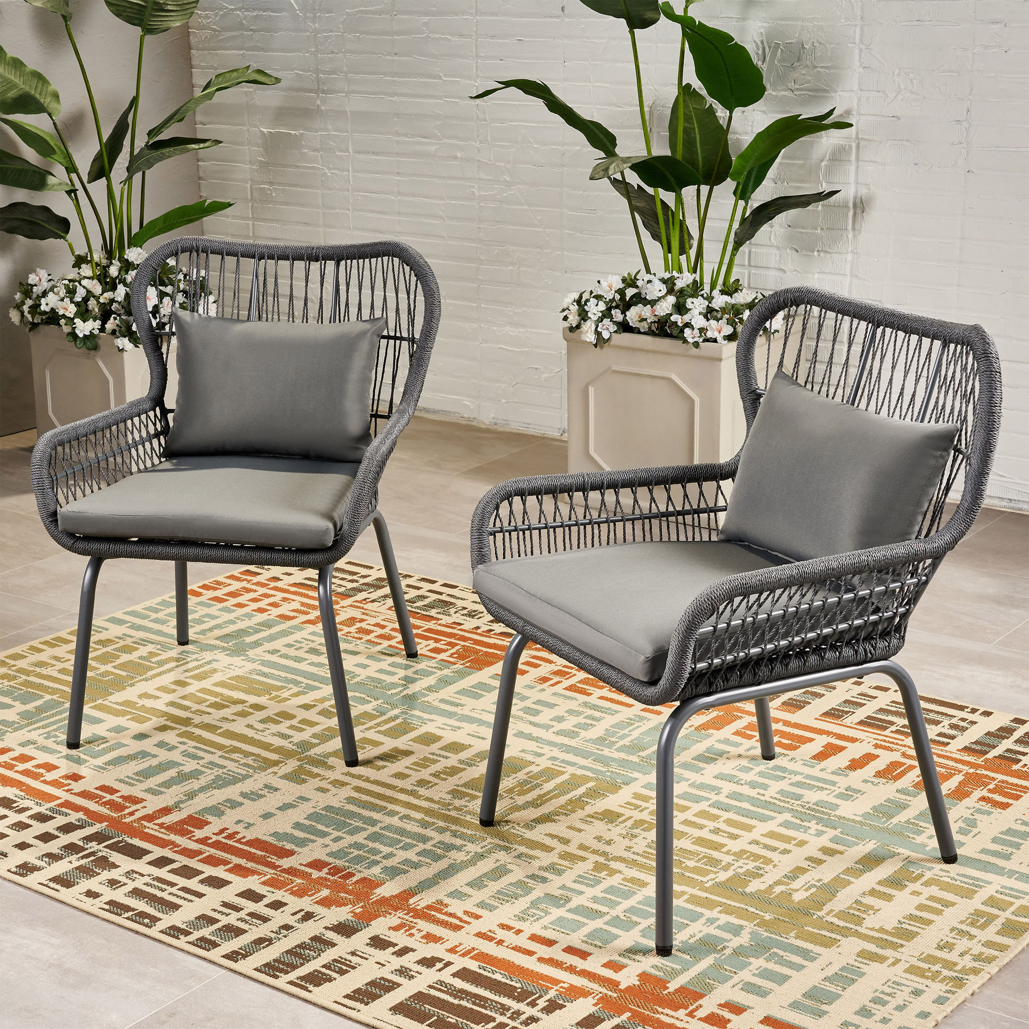 Bayou Breeze Modern Outdoor CLUB CHAIR | Wayfair