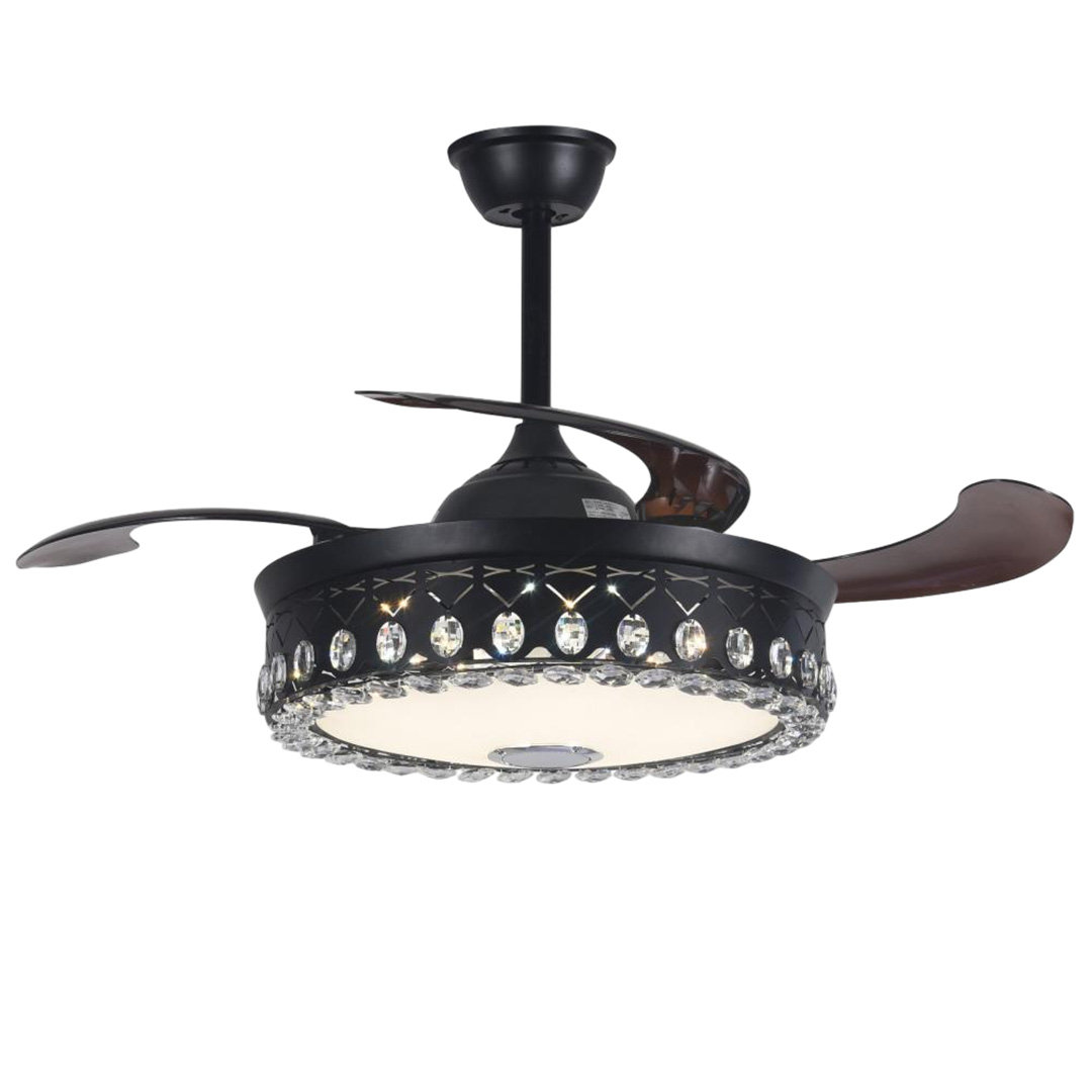House of Hampton® Grogin 43'' Ceiling Fan with LED Lights | Wayfair