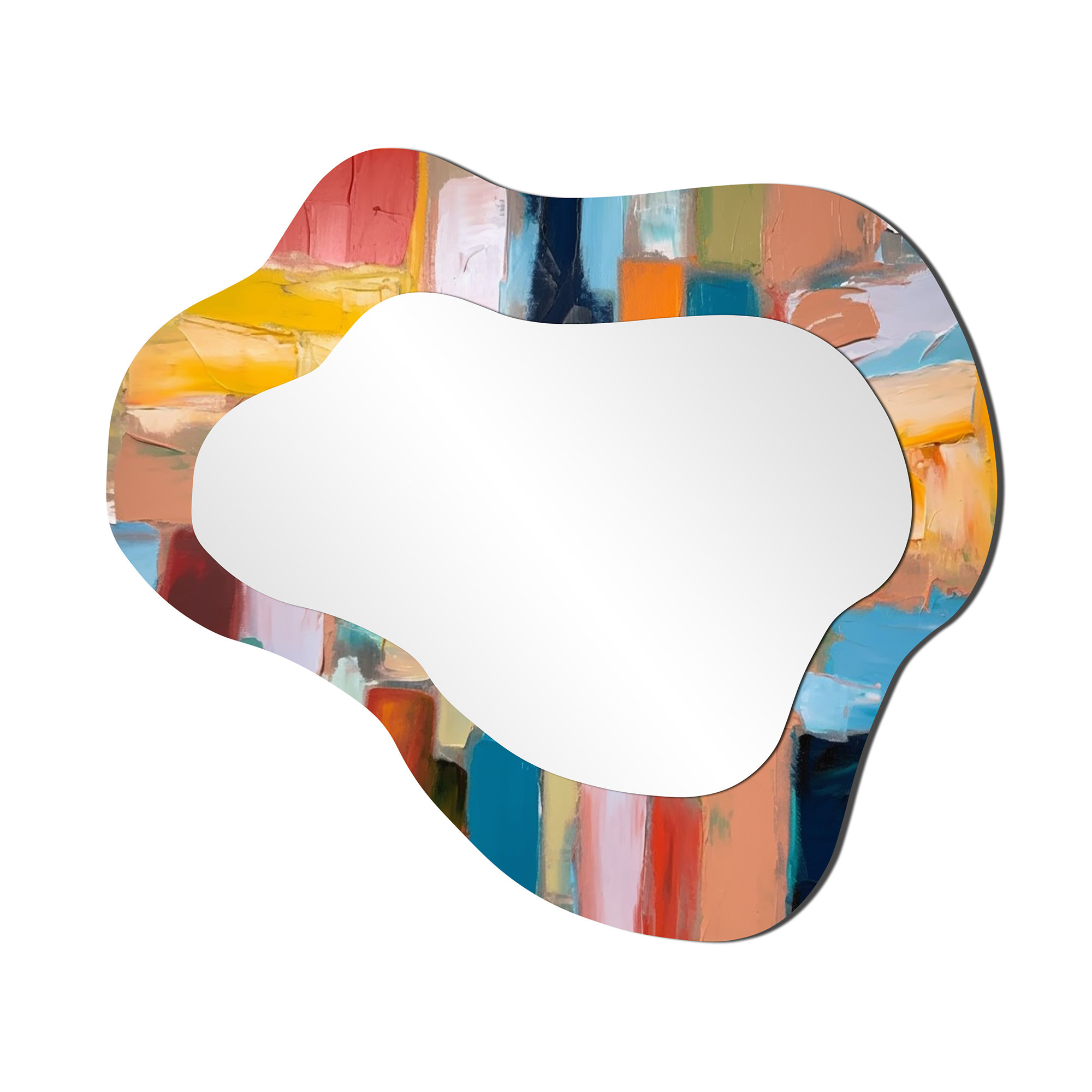 Ivy Bronx Vibrant Cubist Colourfields II - Abstract Collages Modern ...