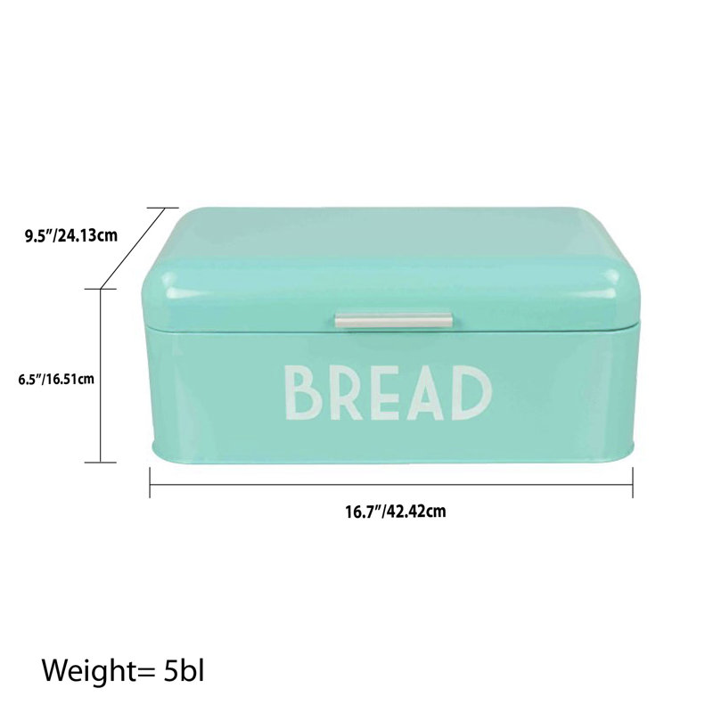 Prep & Savour Metal Bread Box & Reviews | Wayfair
