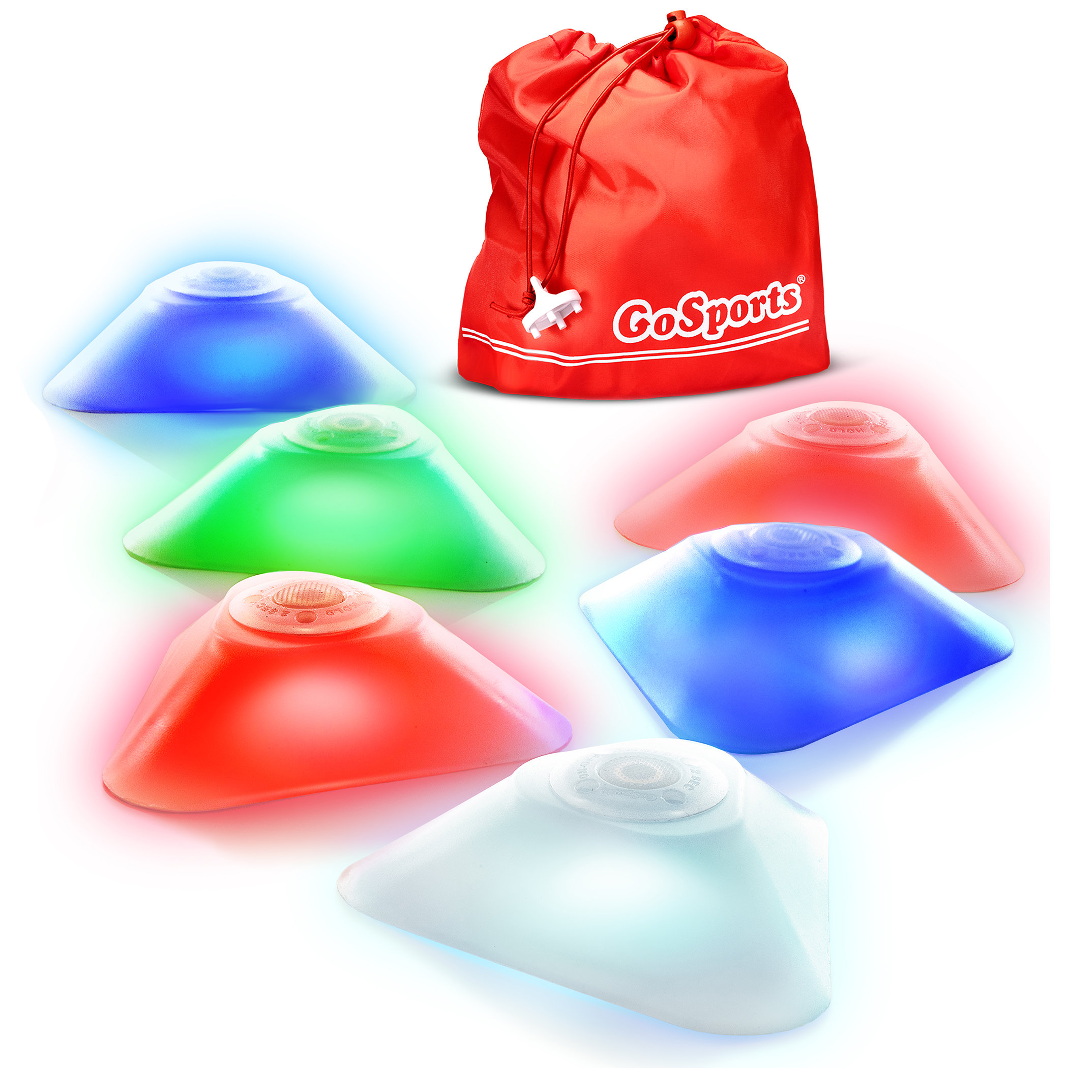 GoSports Gosports Modern Light Up Cones - Cycle Between 4 Led Colors ...