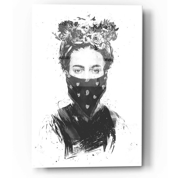 Winston Porter ''Rebel Girl'' By Balazs Solti, Acrylic Glass Wall Art ...