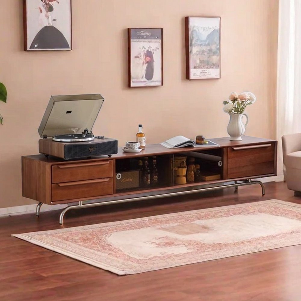 Creature B Comforts Retro simple solid wood TV cabinet | Wayfair