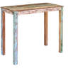 Bungalow Rose Bar Table Solid Reclaimed Wood 45.3" x 23.6" x 42 ...