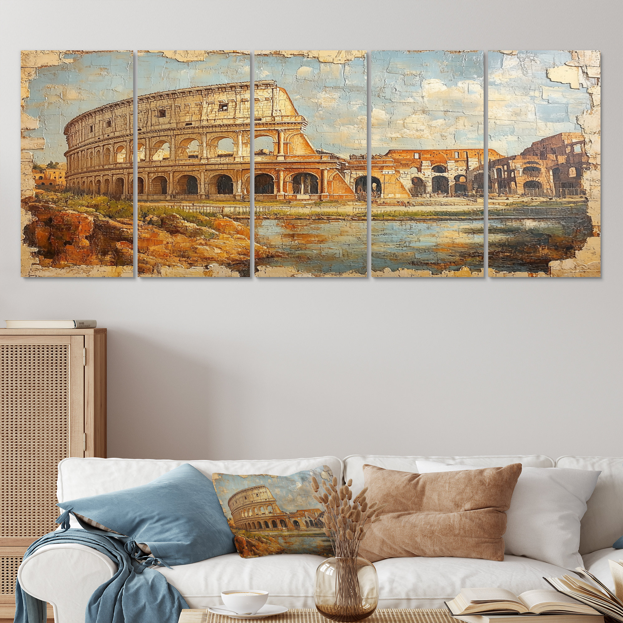 Alcott Hill Brown And Blue Colosseum Historical Preservation I ...