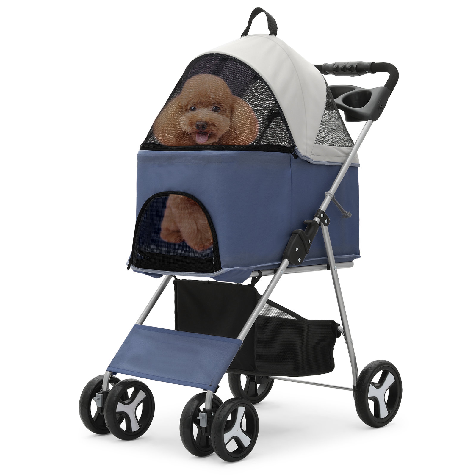 Bring Home Furniture Folding Standard Stroller with Detachable Carrier ...