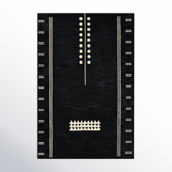 Sameer Wool Navy/Sand Rug & Reviews | AllModern