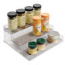 iDesign Twillo Plastic Stadium Spice Rack, 3-Tier Organizer for Kitchen ...