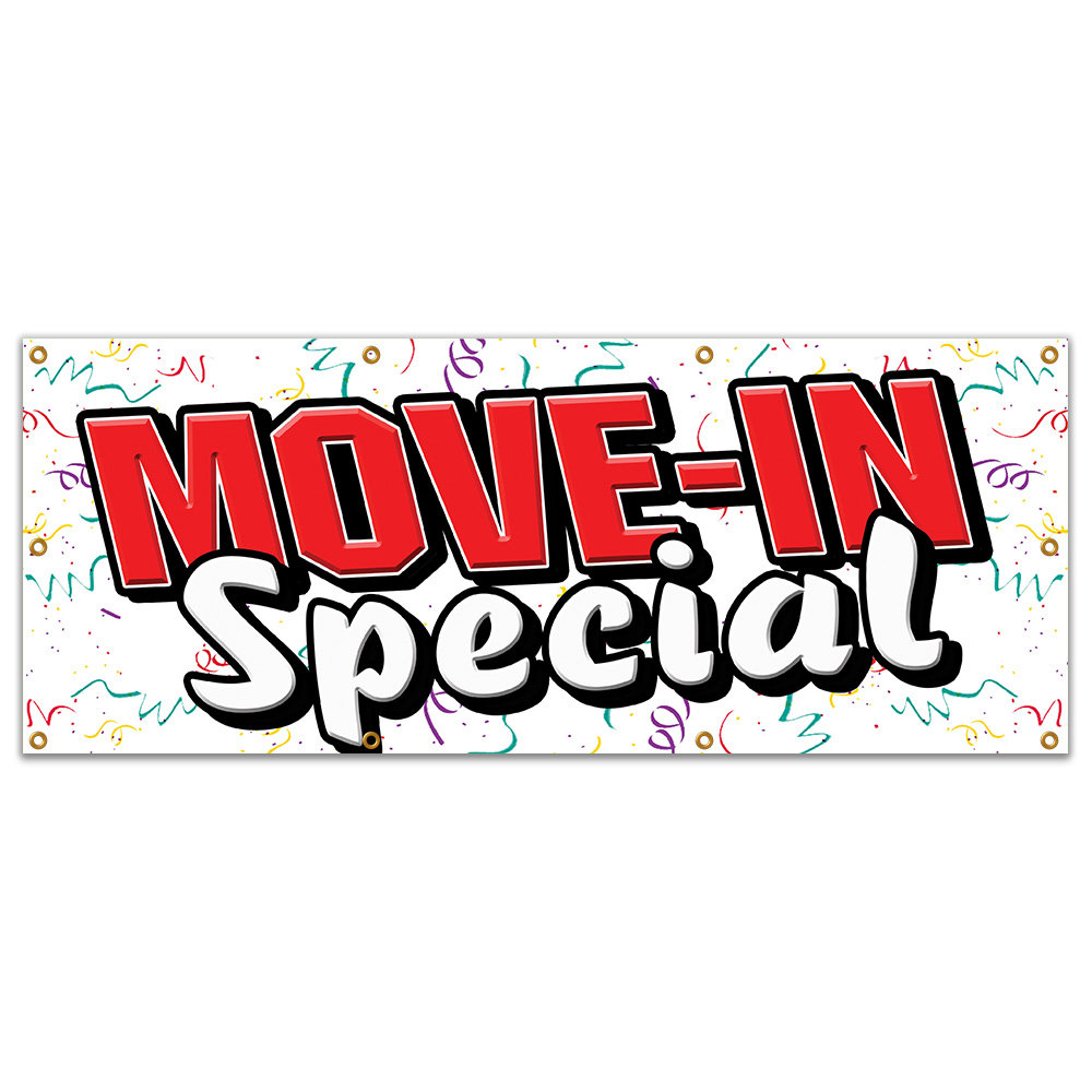 SignMission Move-in-Special Banner Sign | Wayfair