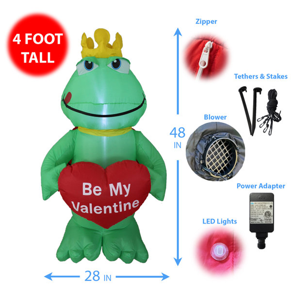 The Holiday Aisle® Inflatable Frog Prince Decoration & Reviews | Wayfair