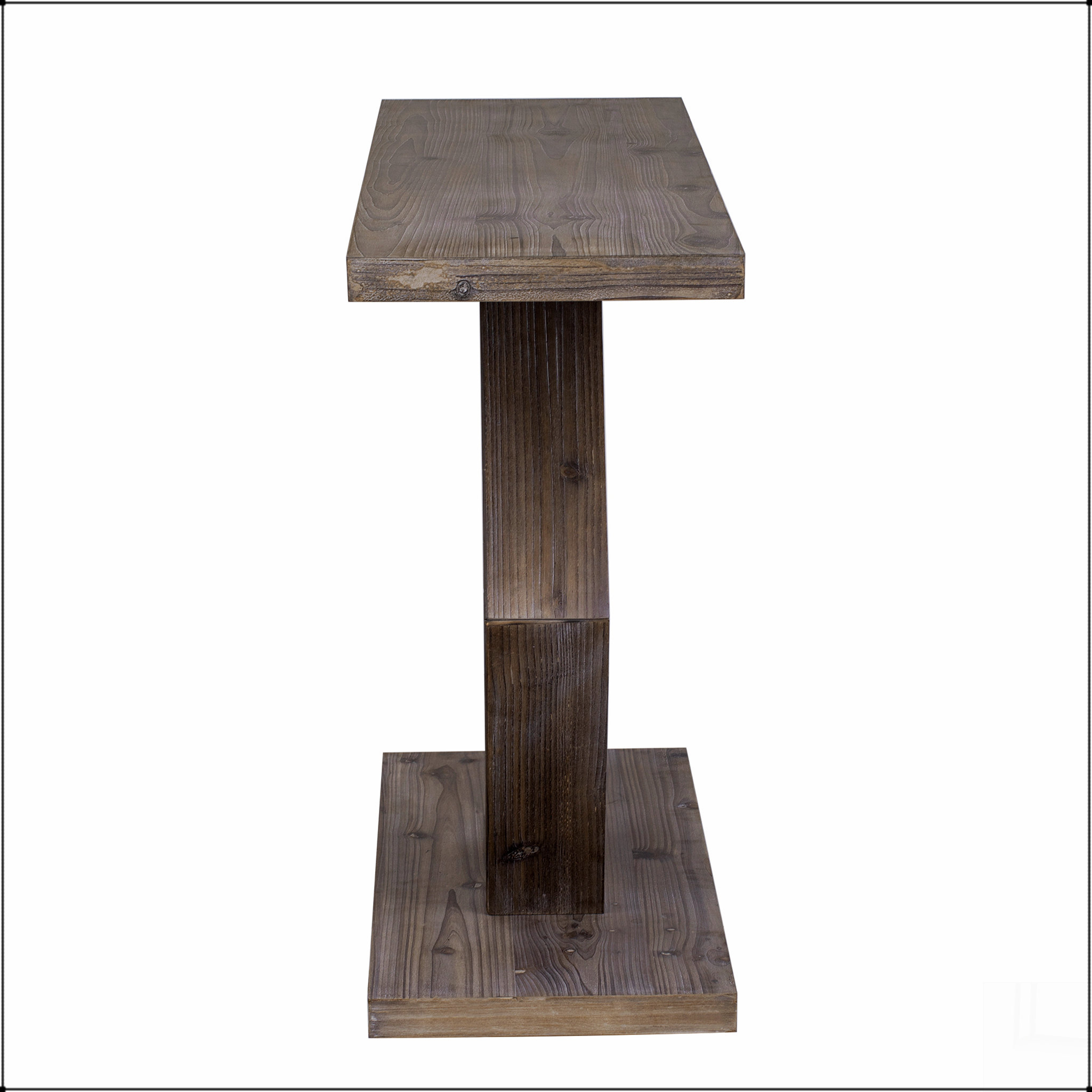 Gracie Oaks Modern Entryway Table with Innovative Hollow Hexagon Leg ...