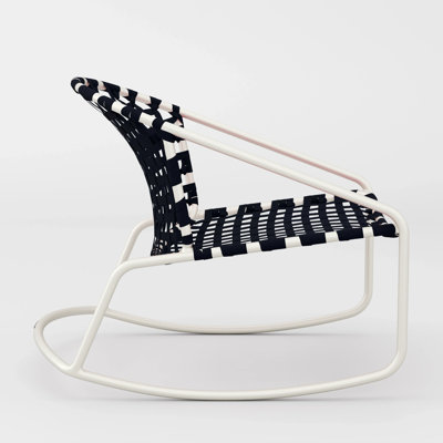 Brown Jordan Kantan II Powder Coated Aluminum Outdoor Rocker Chair ...