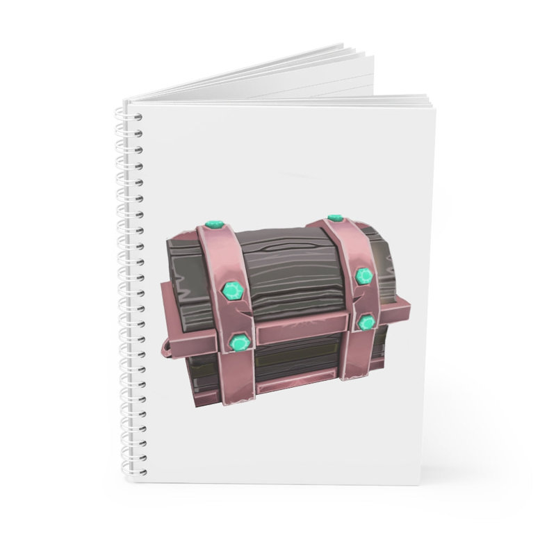 Marick Booster Hand-Painted Chest Spiral Notebook | Wayfair