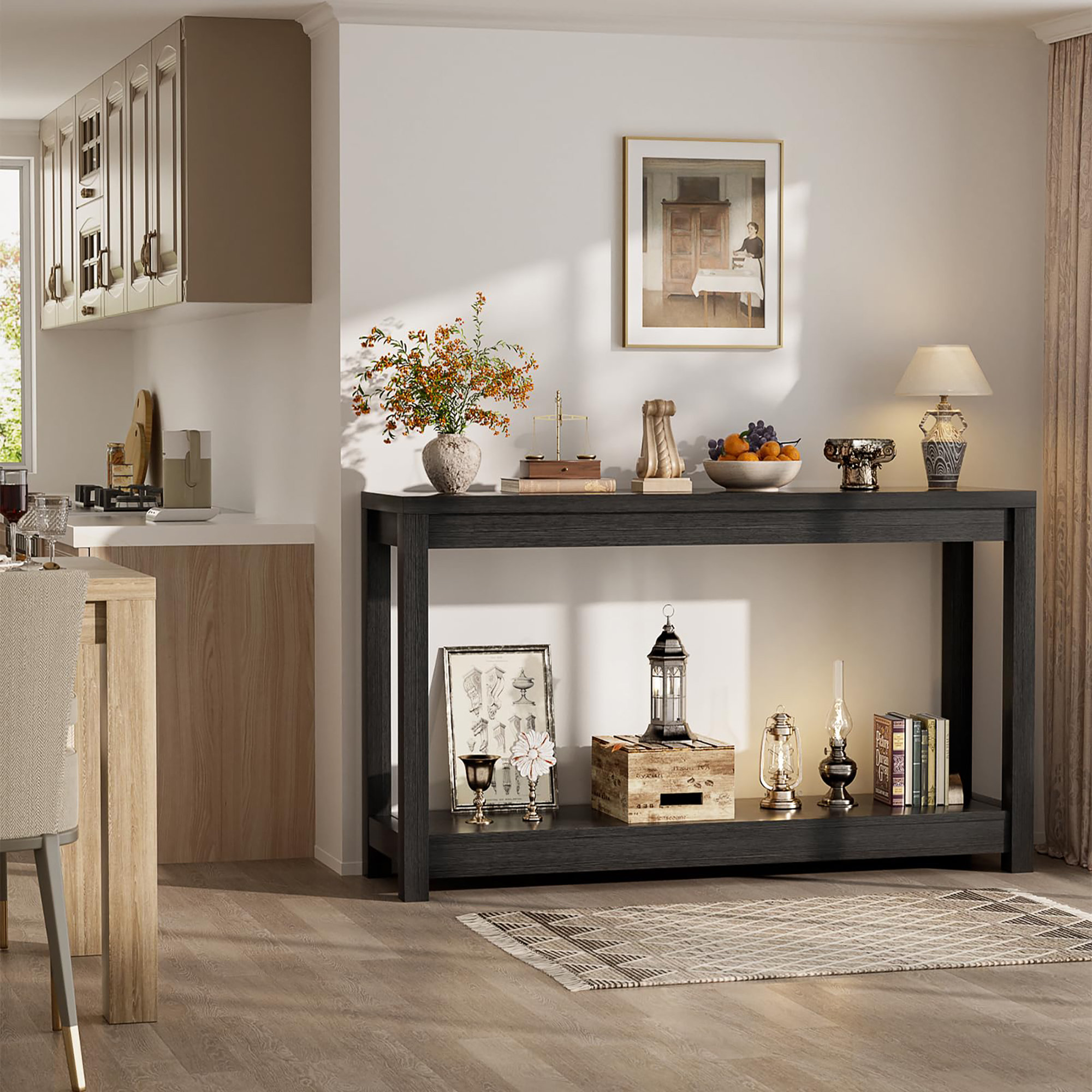 Latitude Run® 47" Farmhouse Wood Entryway Table - Wayfair Canada