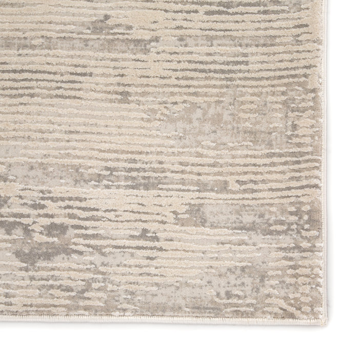 Brayden Studio® Averill Gray/Ivory Rug & Reviews | Wayfair