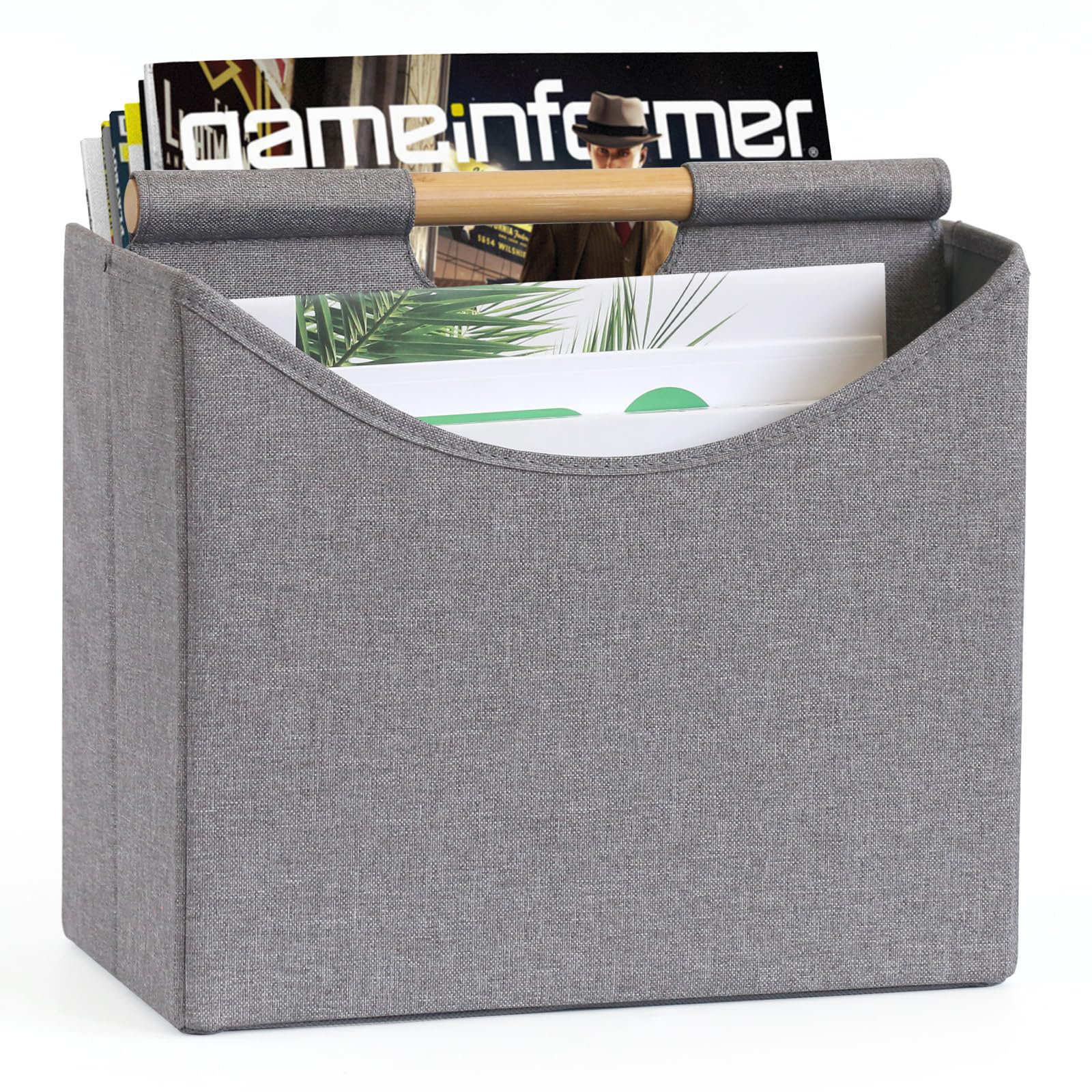 Latitude Run® Paulius Fabric Free Standing Magazine Rack | Wayfair