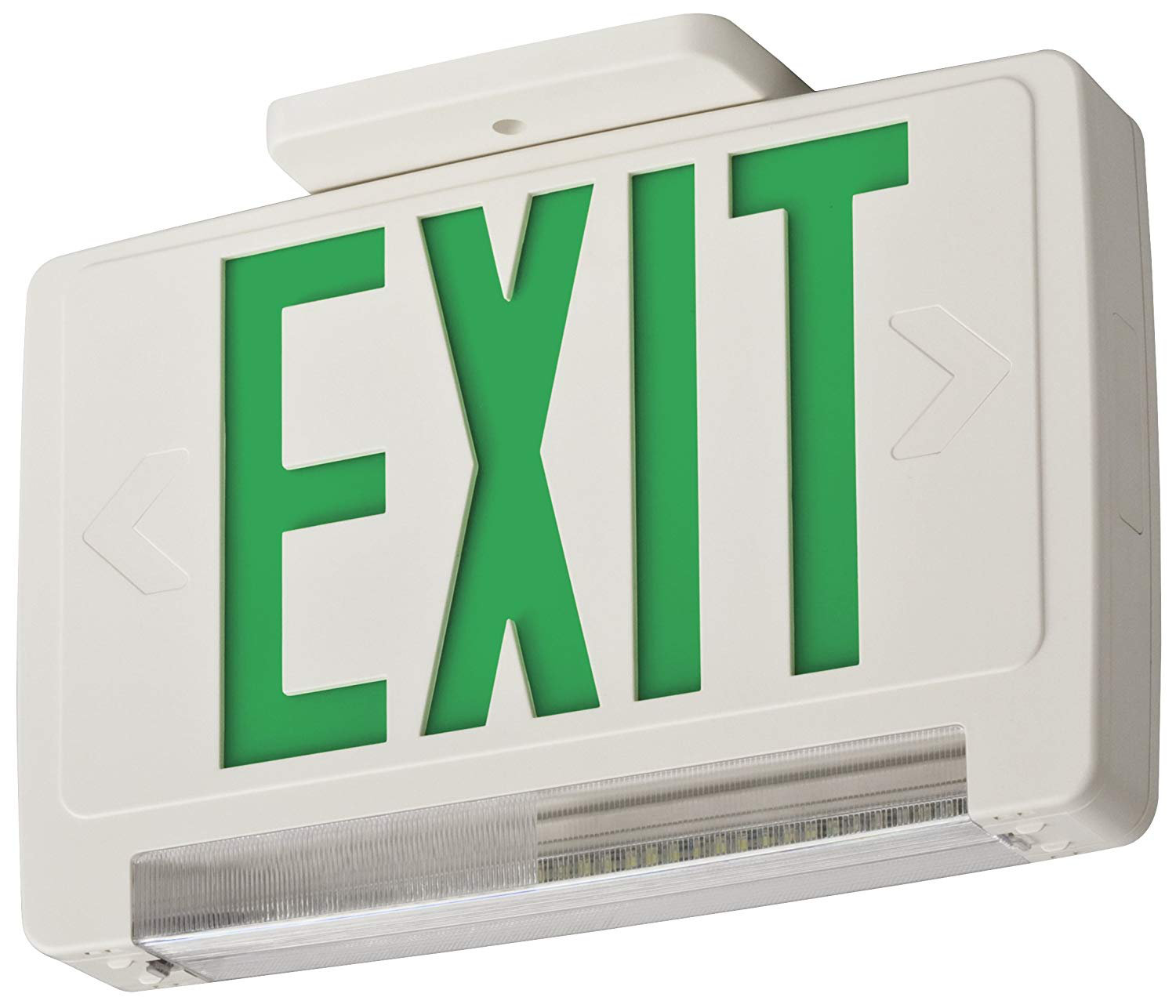 Lithonia Lighting Thermoplastic Surface-Mounted LED Emergency Exit ...