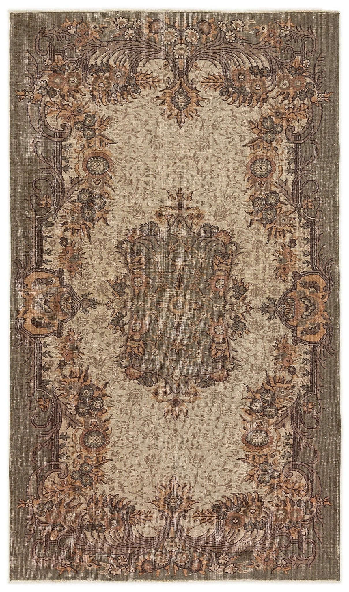 Rug N Carpet Atina Beige Vintage Wool Handmade Area Rug - Wayfair Canada