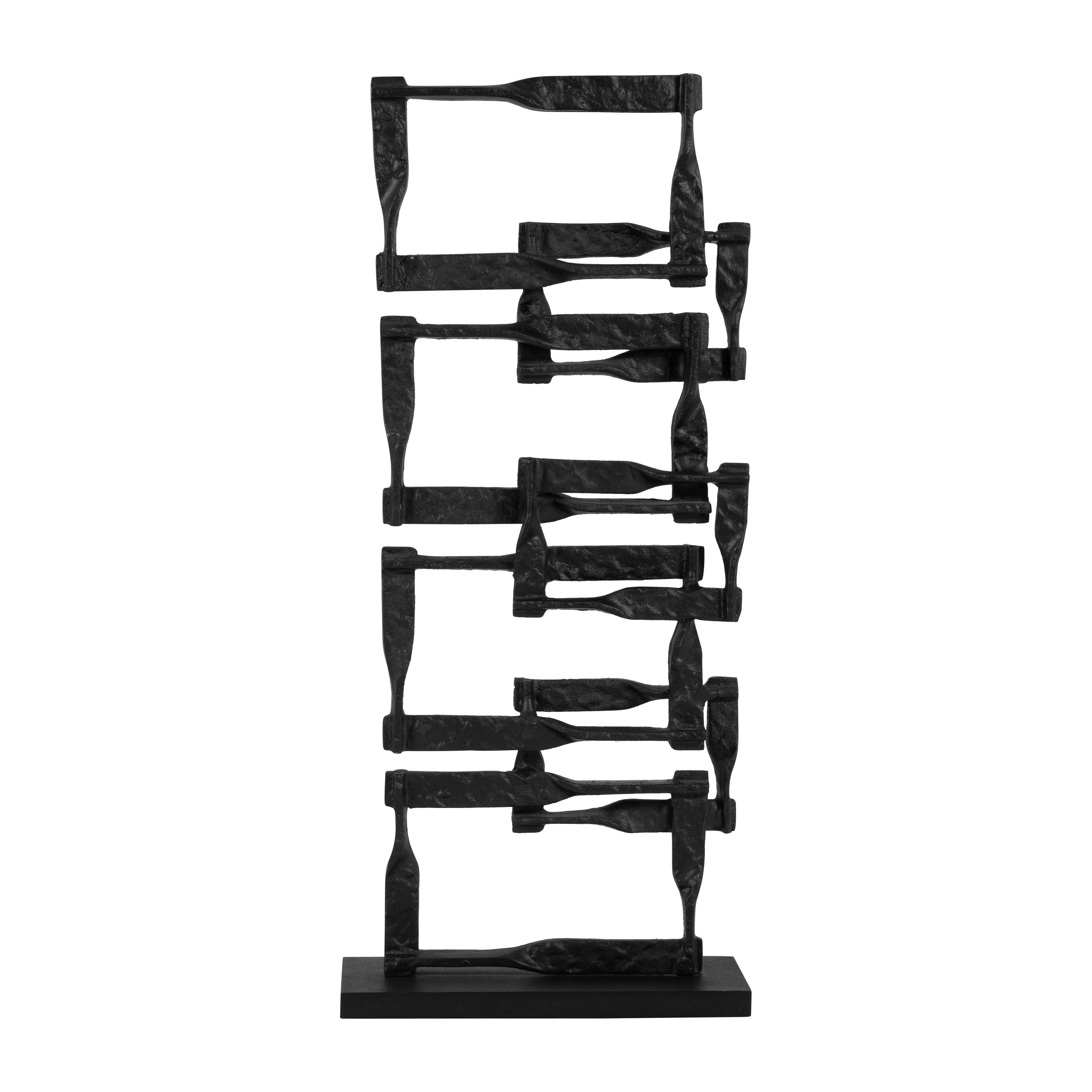 Mercer41 Metal Stacking Squares Abstract Statue & Reviews | Wayfair