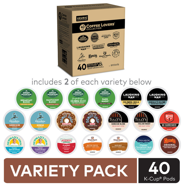 Keurig Coffee Lover's Collection, Keurig Single Serve K-Cup Pods ...