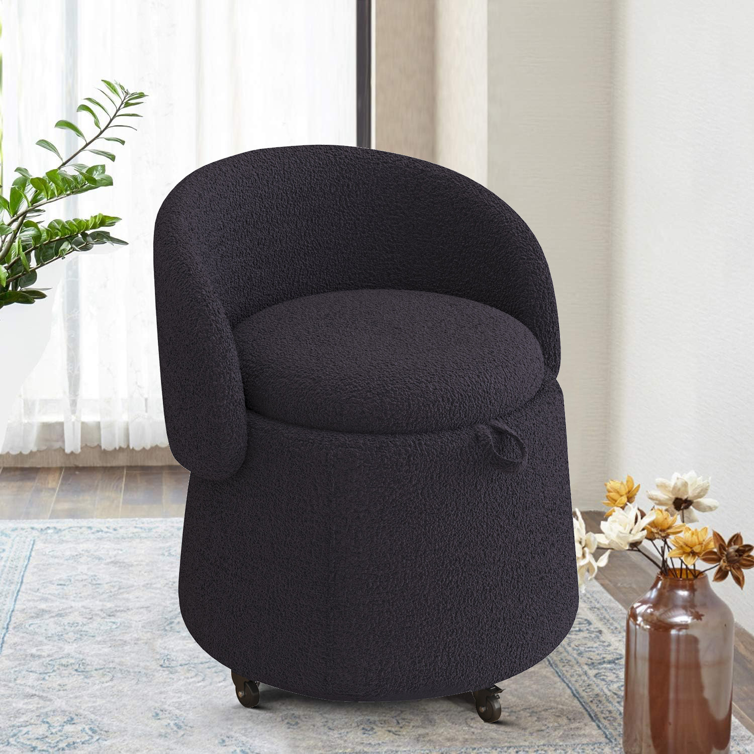 Latitude Run® Bethanye Modern Style Comfortable Footstool with Hidden ...