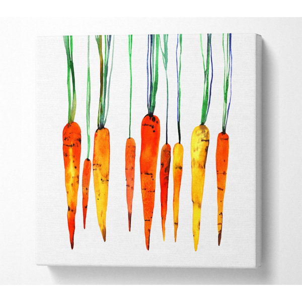 Marlow Home Co. Dangling Carrots - Wrapped Canvas Art Prints | Wayfair ...