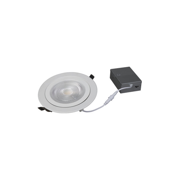 HONYA Lighting 4" LED Gimbal Recessed Downlight 9W Dimmable 2700/3000 ...