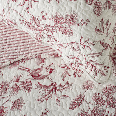 Birch Lane™ Iria Farmhouse / Country Cotton Toile Quilt Set & Reviews ...