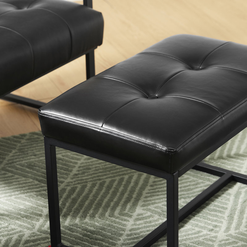 Wade Logan® Buren Iron Accent Stool & Reviews | Wayfair