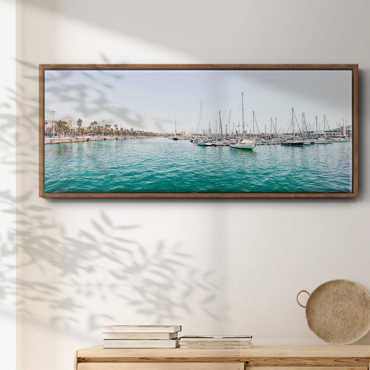 Wexford Home Barcelona Marina- Framed Canvas - Wayfair Canada