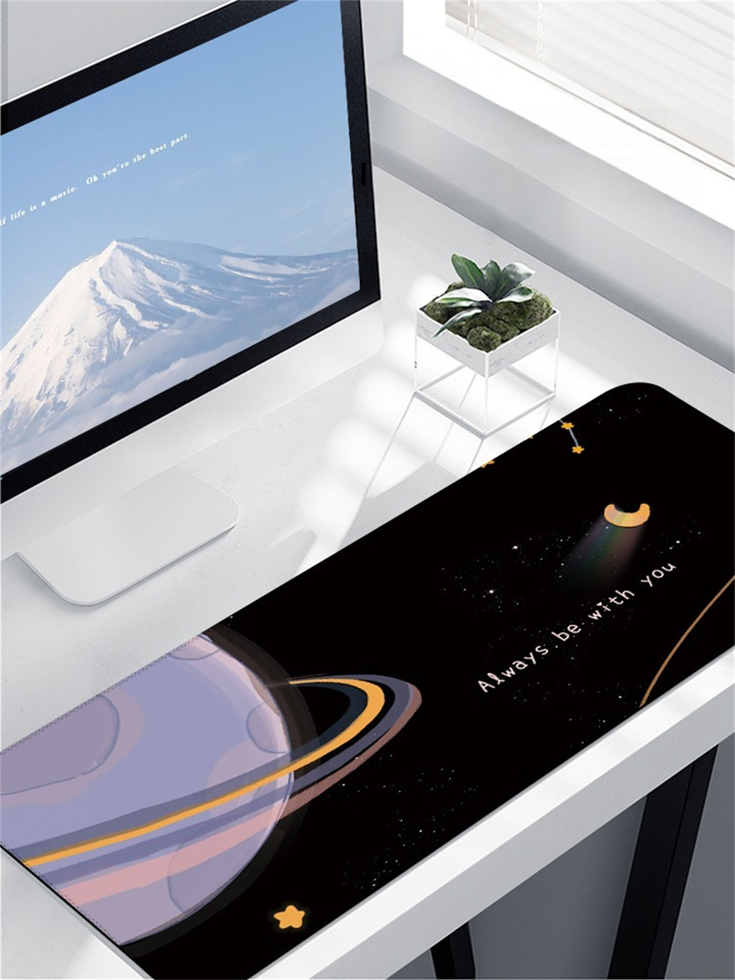 Red Barrel Studio® Office Computer Desk Mat & Study Table Pad Desk ...