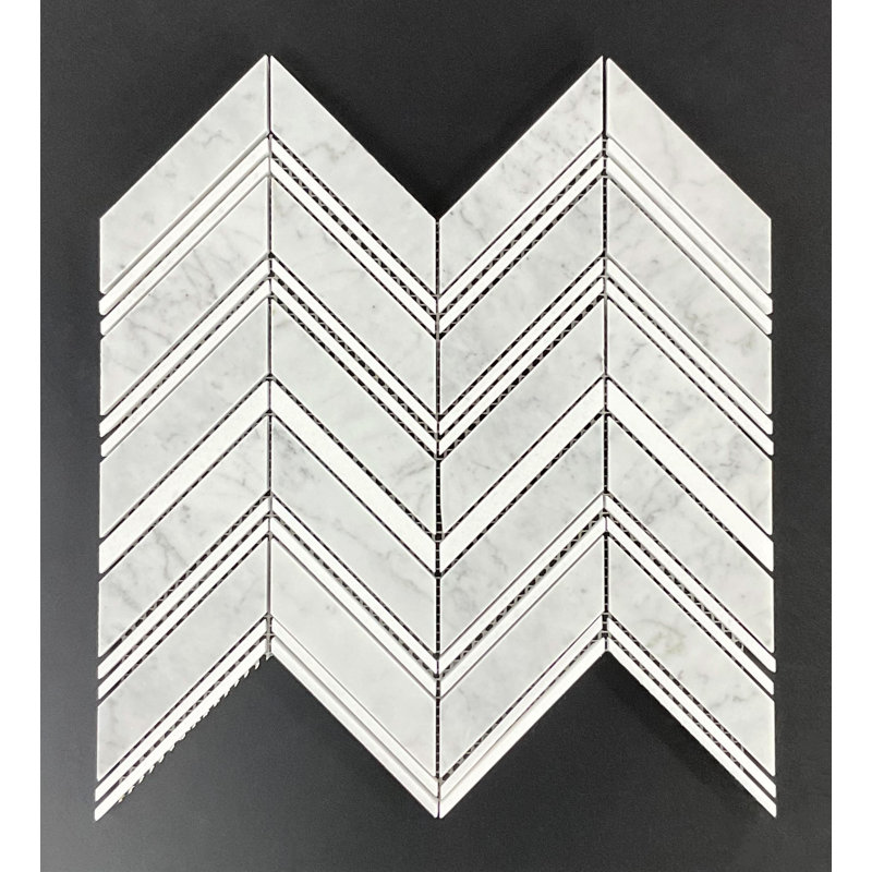ES Stone Natural Stone Chevron Mosaic Wall & Floor Tile & Reviews | Wayfair