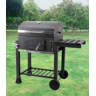 GrillFest 24"" Barrel Charcoal Grill with Side Shelves | Wayfair
