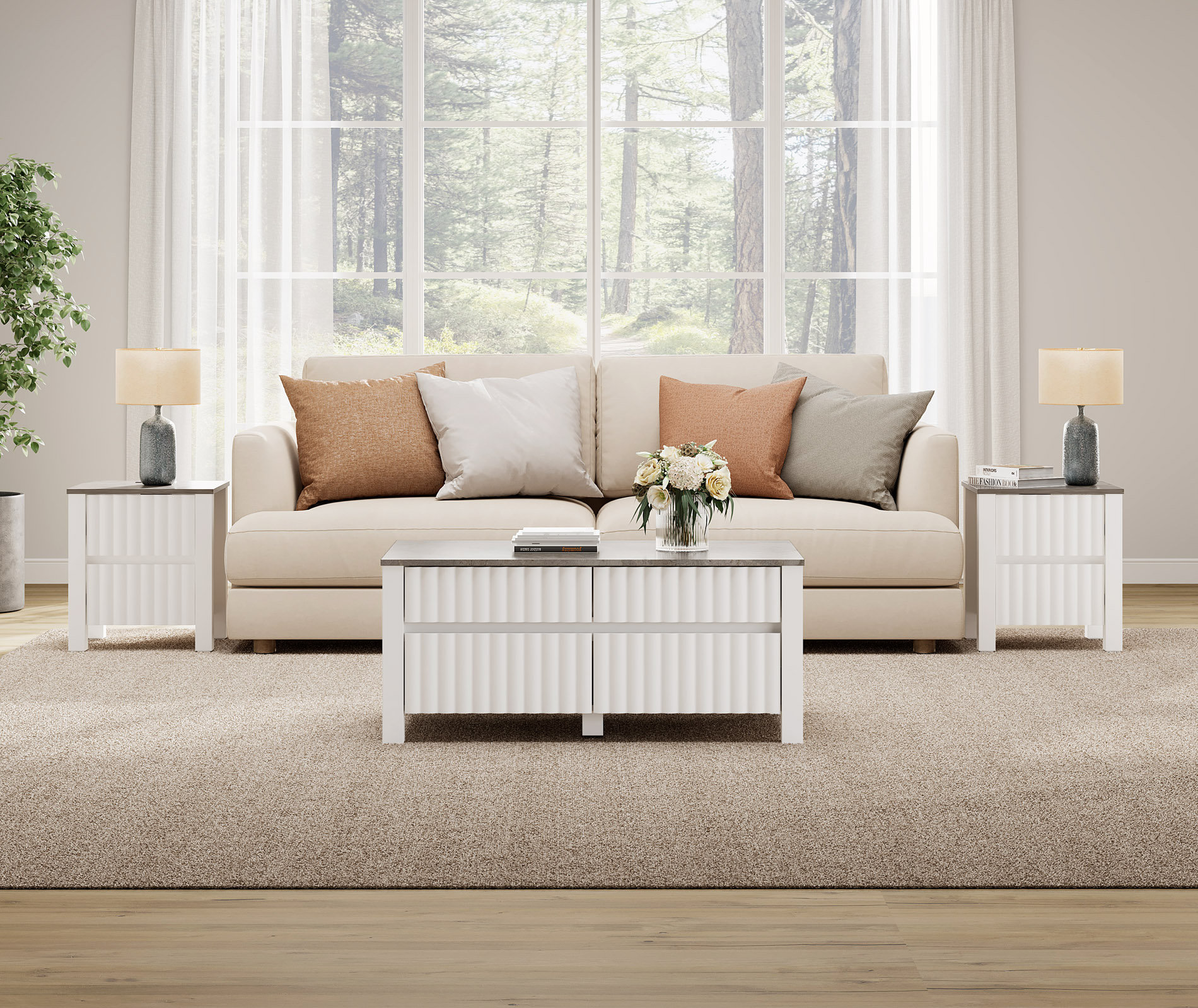 WAMPAT 3 - Piece Living Room Table Set | Wayfair