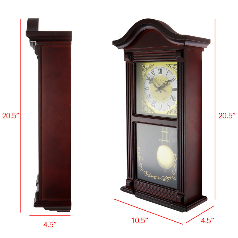Astoria Grand Wood Wall Clock & Reviews | Wayfair