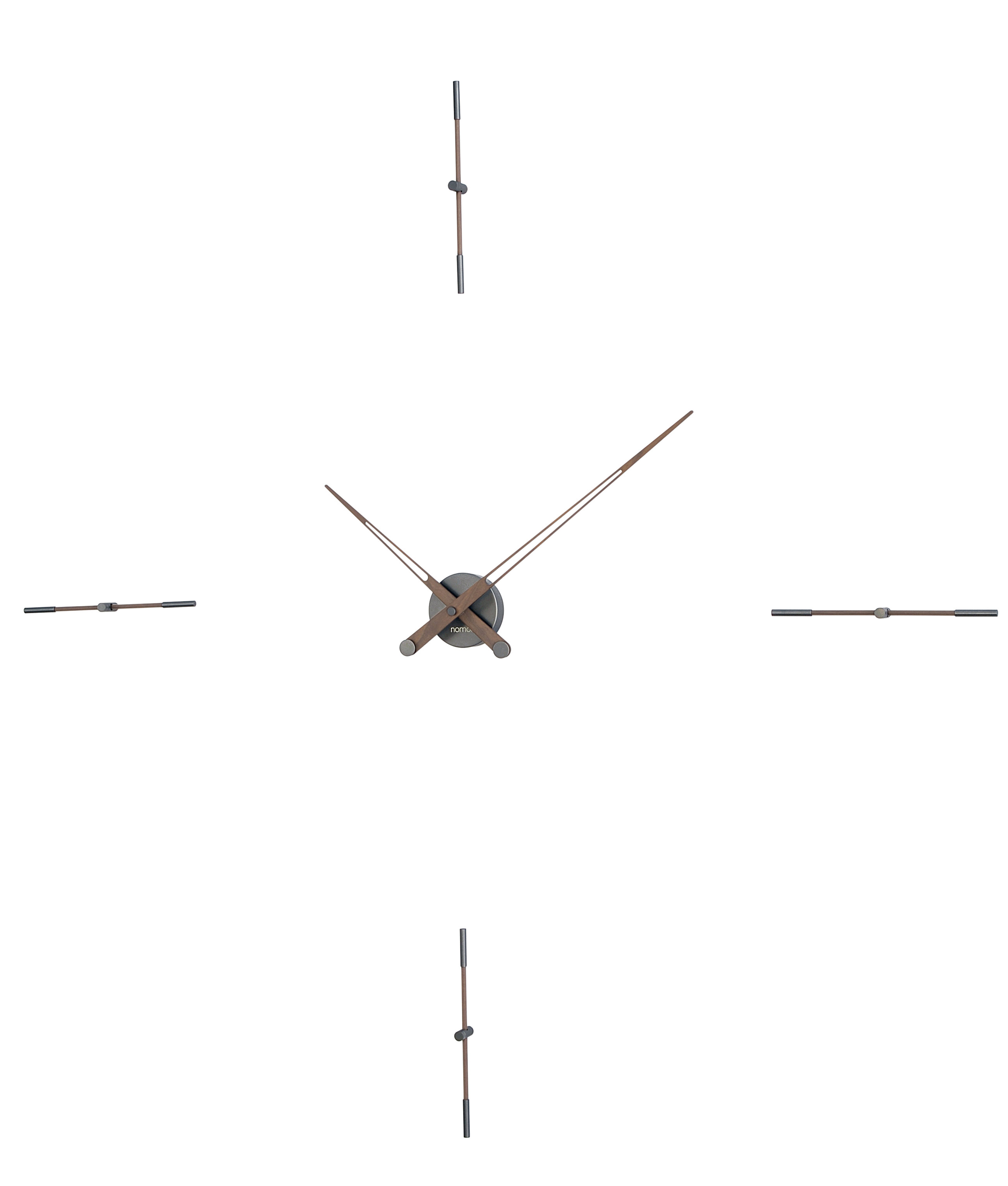 Nomon Merlin Graphite Wall Clock | Perigold