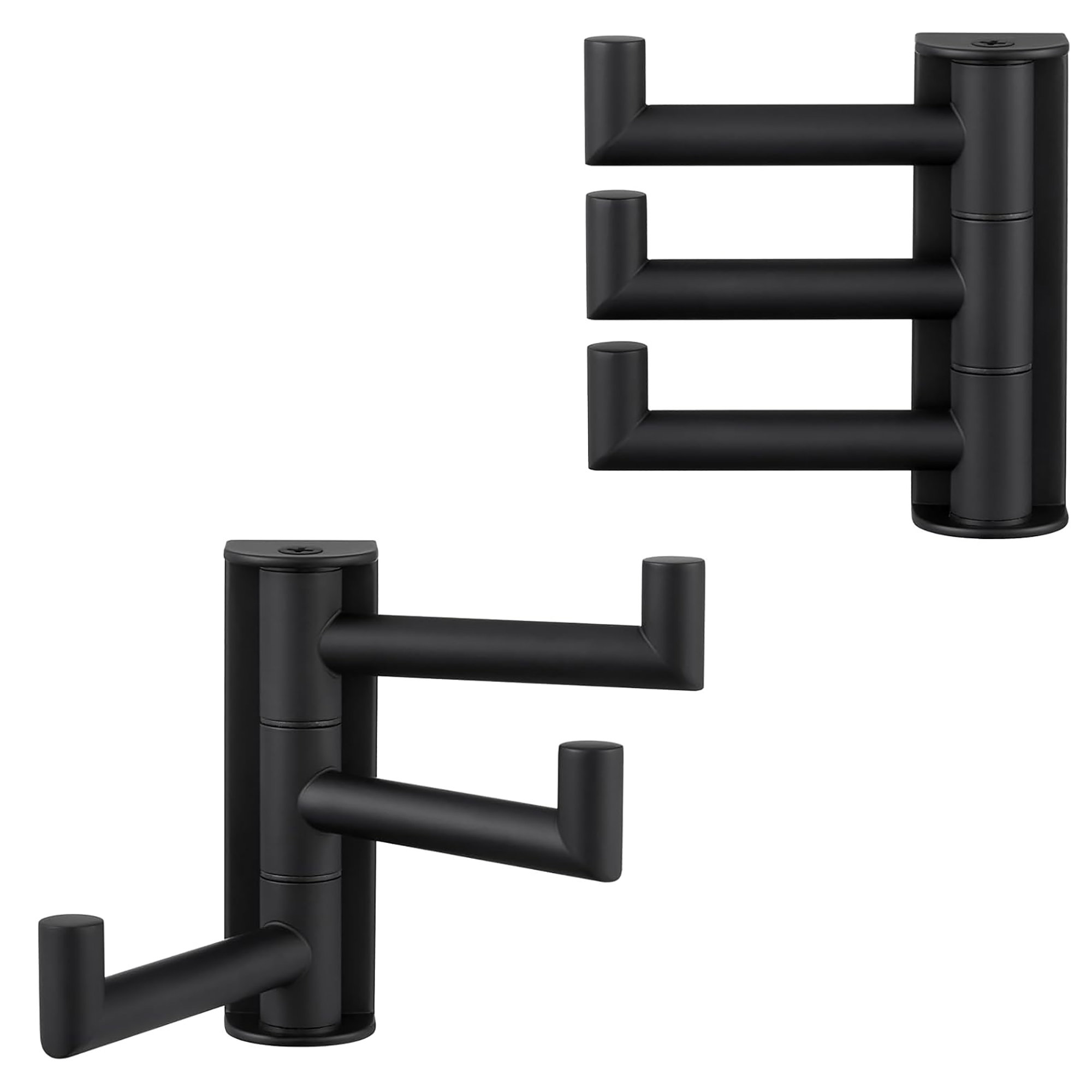 PSWY 2 Pack Multi-arm Rotatable 304 Stainless Steel Hook, Flexible ...