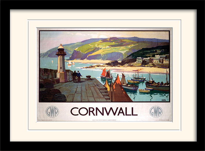 East Urban Home Cornwall - Single Picture Frame Print & Reviews ...