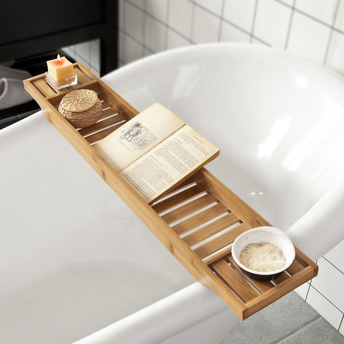 Natur Pur Ezekiel Freestanding Bamboo Bath Rack & Reviews | Wayfair.co.uk