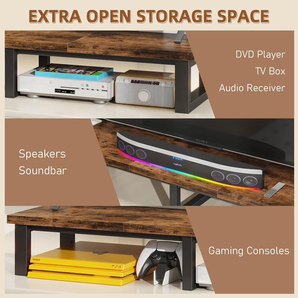 Orren Ellis 45" Large TV Riser For 32-60 Inch TV, TV Riser Stand Shelf ...